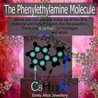 Phenylethylamine Bracelet – Sterling Silver – – | Molecule Jewellery